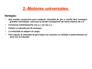 Motores Monofasicos y universales | ODP
