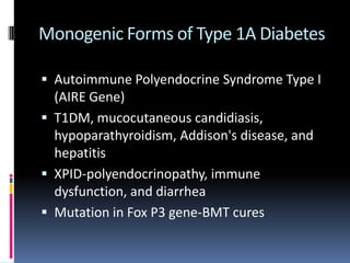 Monogenic diabetes | PPTX