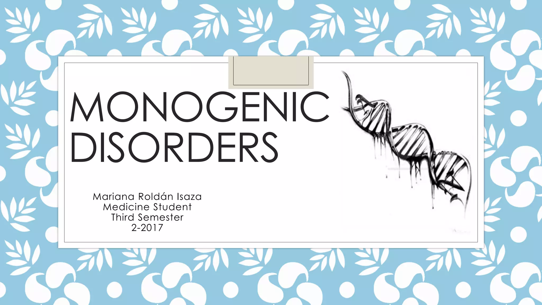 Monogenic disorders | PDF
