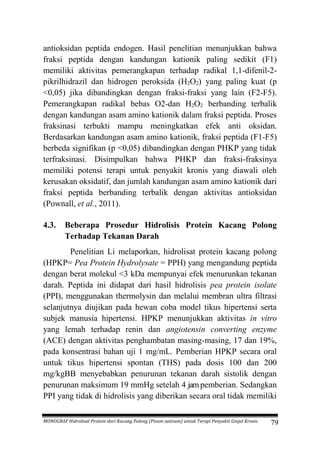 Monograf - Hidrolisat Protein dari Kacang polong (Pisum sativum. L ...