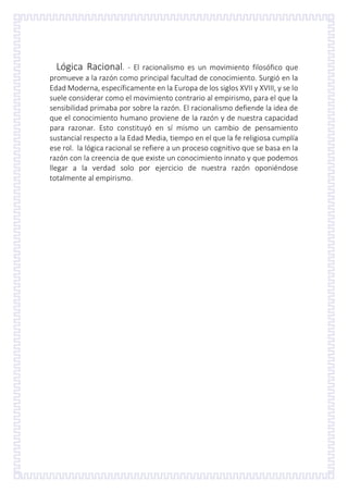 LA NATURALEZA PENSAMIENTO RACIONAL EL PACIONAL | PDF