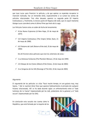 Monografia final star wars alonso vasquez | DOCX
