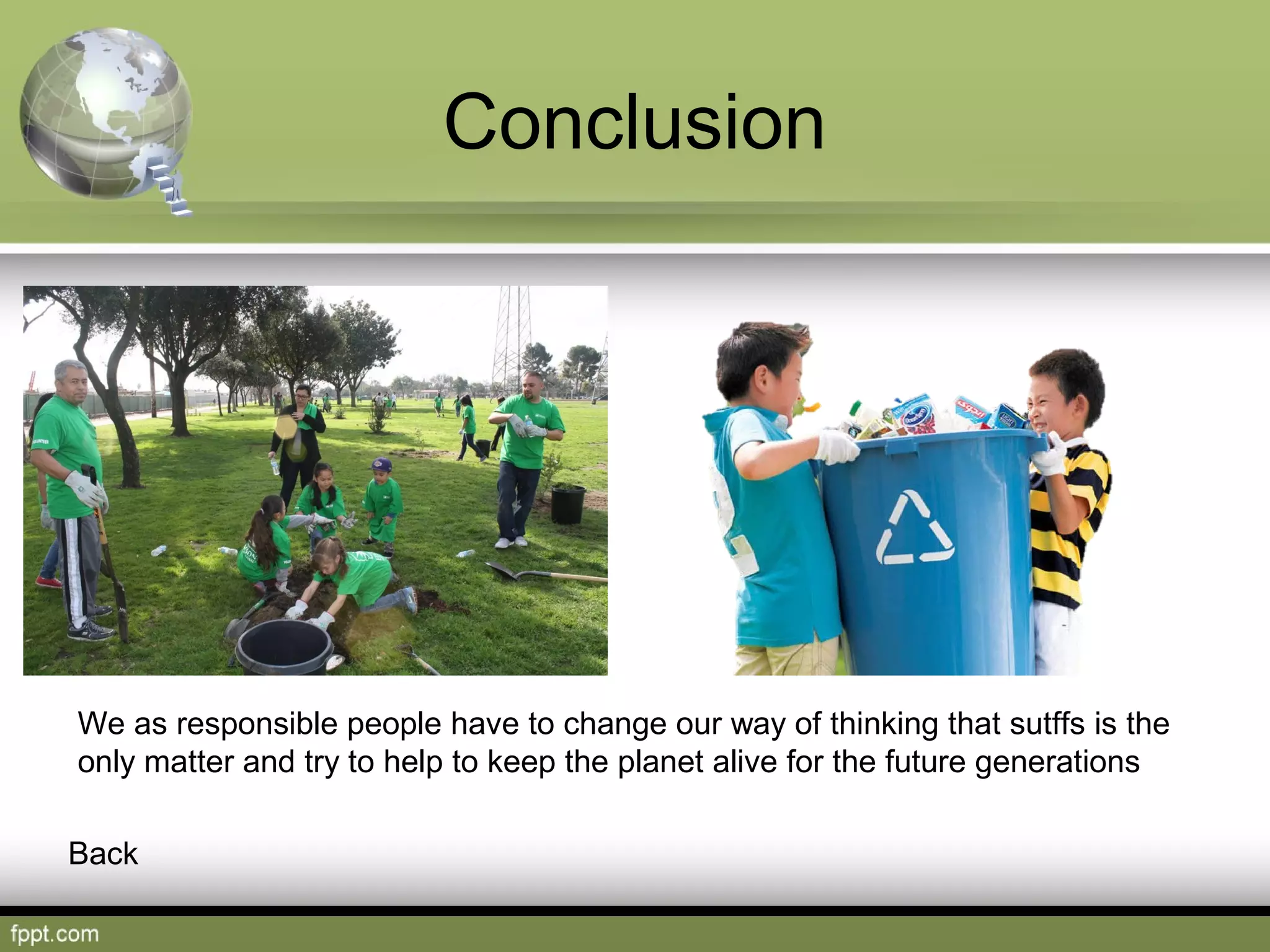 Consumerism and environmental impact | PPT