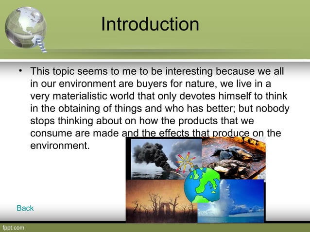 Consumerism and environmental impact | PPT