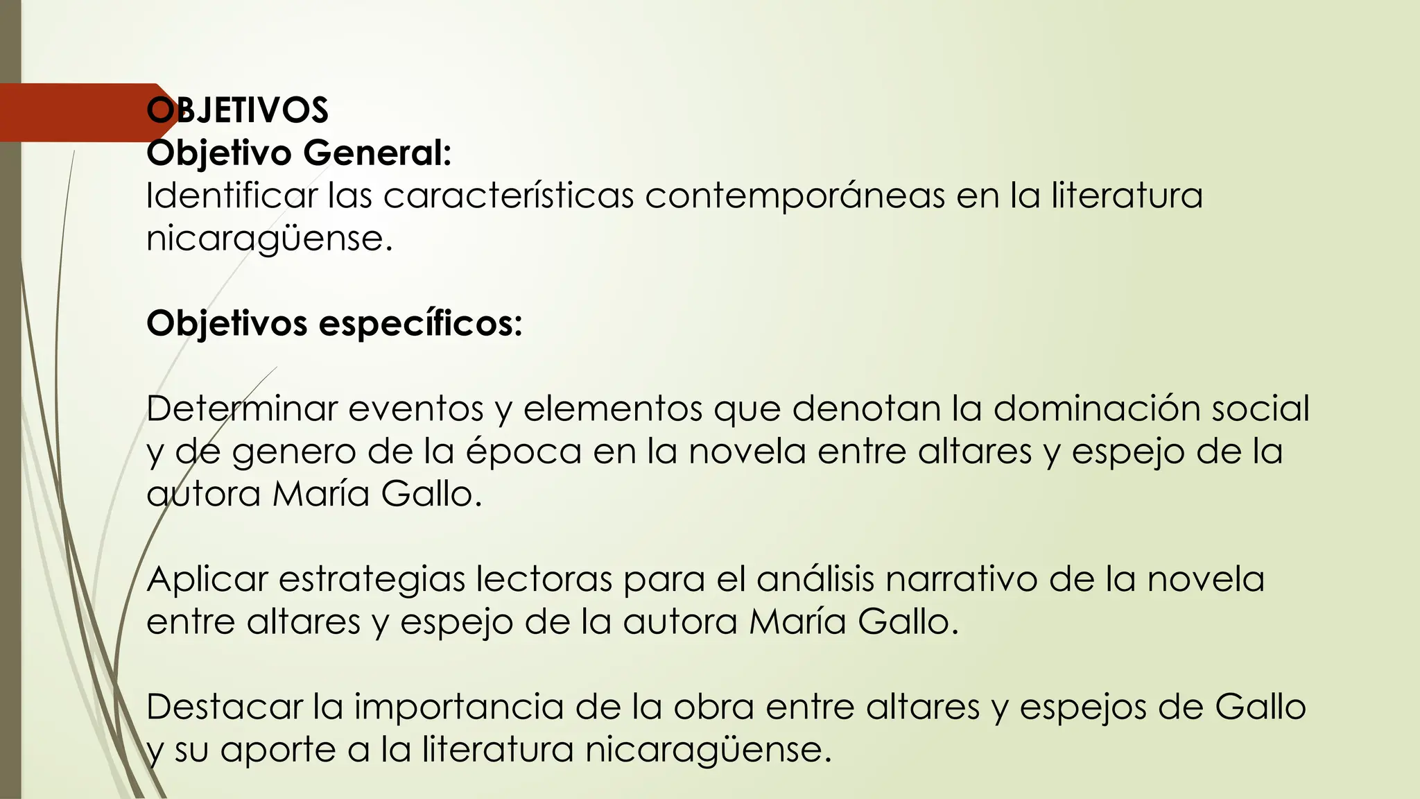 MONOGRAFIA MARIA GALLO AUTORA DE LA NOVELA ENTRE ALTARES Y ESPEJOS | PPT