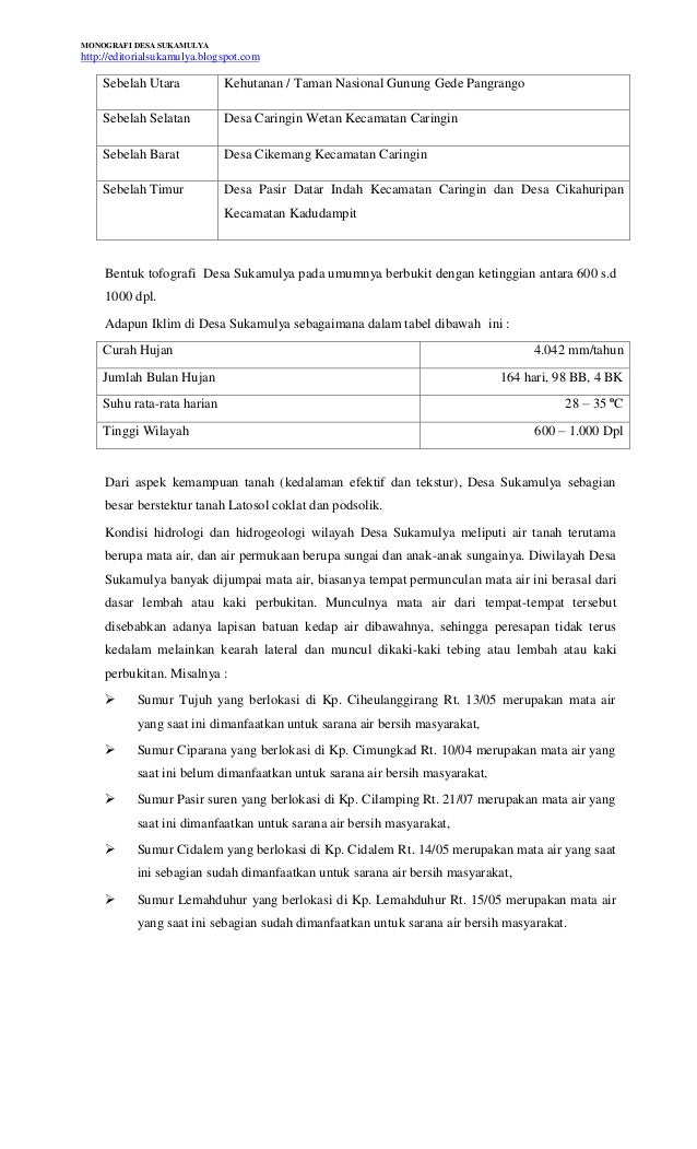 Monografi Desa 2014 Ok 