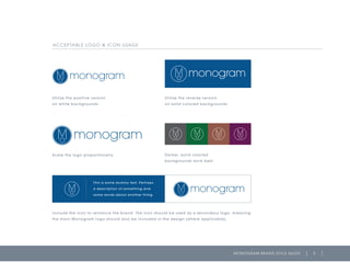 Monogram Decor - Brand Guidelines | PPT