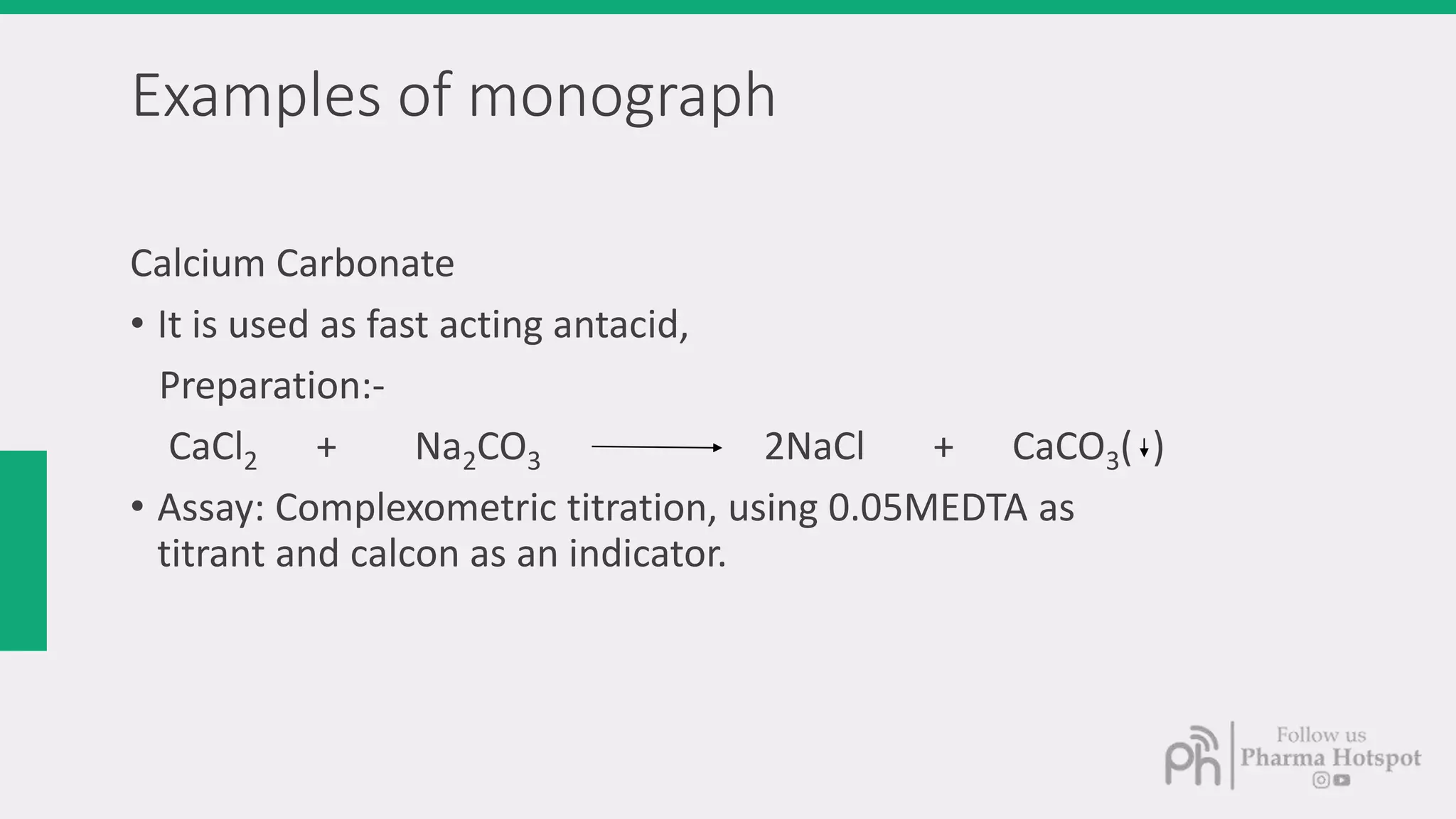 Monograph B. Pharmacy | PPTX