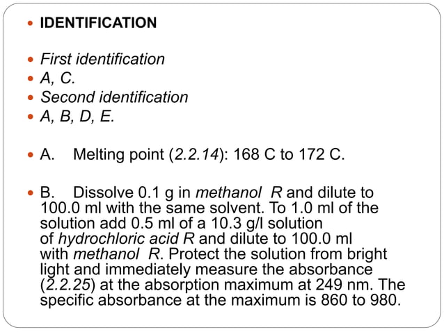Monograph of any drug as per i.p | PPTX | Pharmaceutical Drugs ...