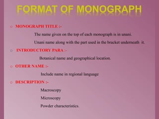 Monograph ppt | PPT