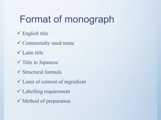 Monograph ppt | PPT