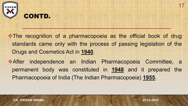 Monographs, Pharmacopoeia PPT | PPTX