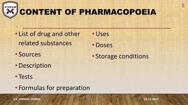 Monographs, Pharmacopoeia PPT | PPTX