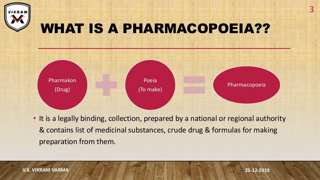 Monographs, Pharmacopoeia PPT