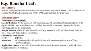 monographs of herbal drugs I.P, U.S.P, A.H.P, B.P..pptx