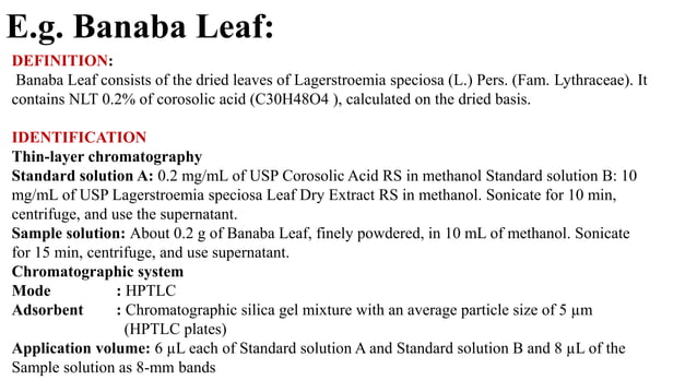 monographs of herbal drugs I.P, U.S.P, A.H.P, B.P..pptx