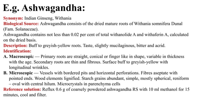 monographs of herbal drugs I.P, U.S.P, A.H.P, B.P..pptx