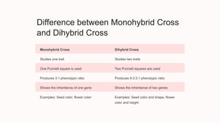 Monohybrid Cross and dihybrid cross.pptx
