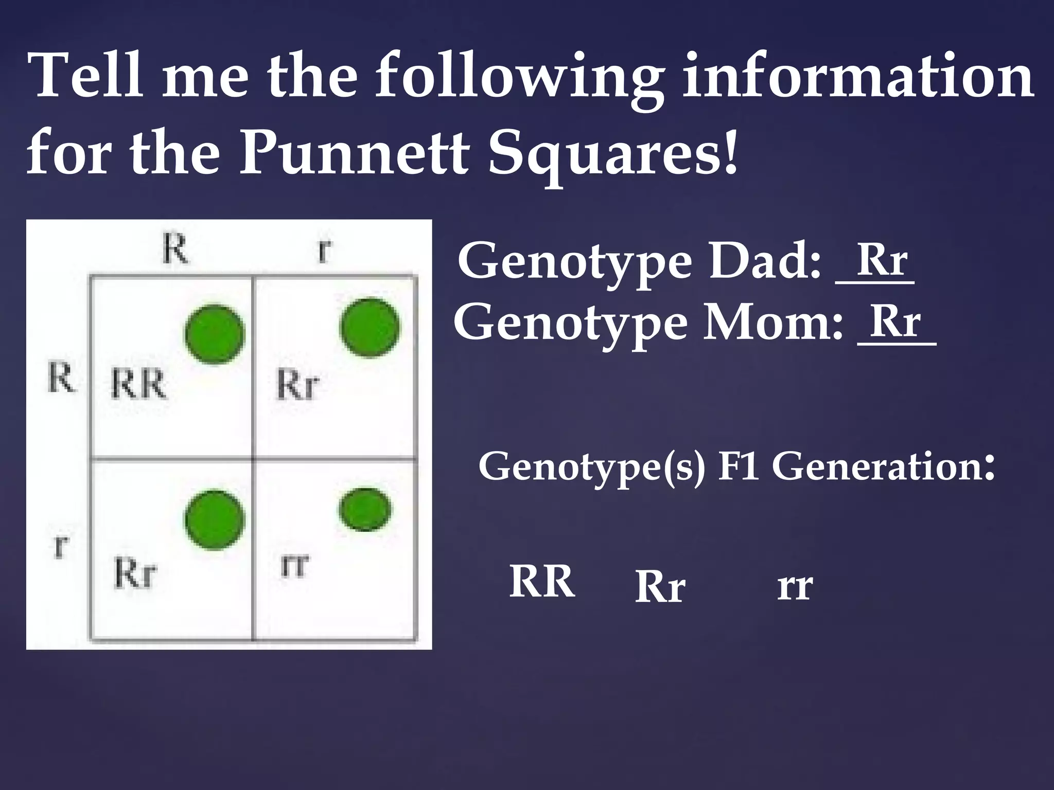 Monohybrid Cross Practice | PPT