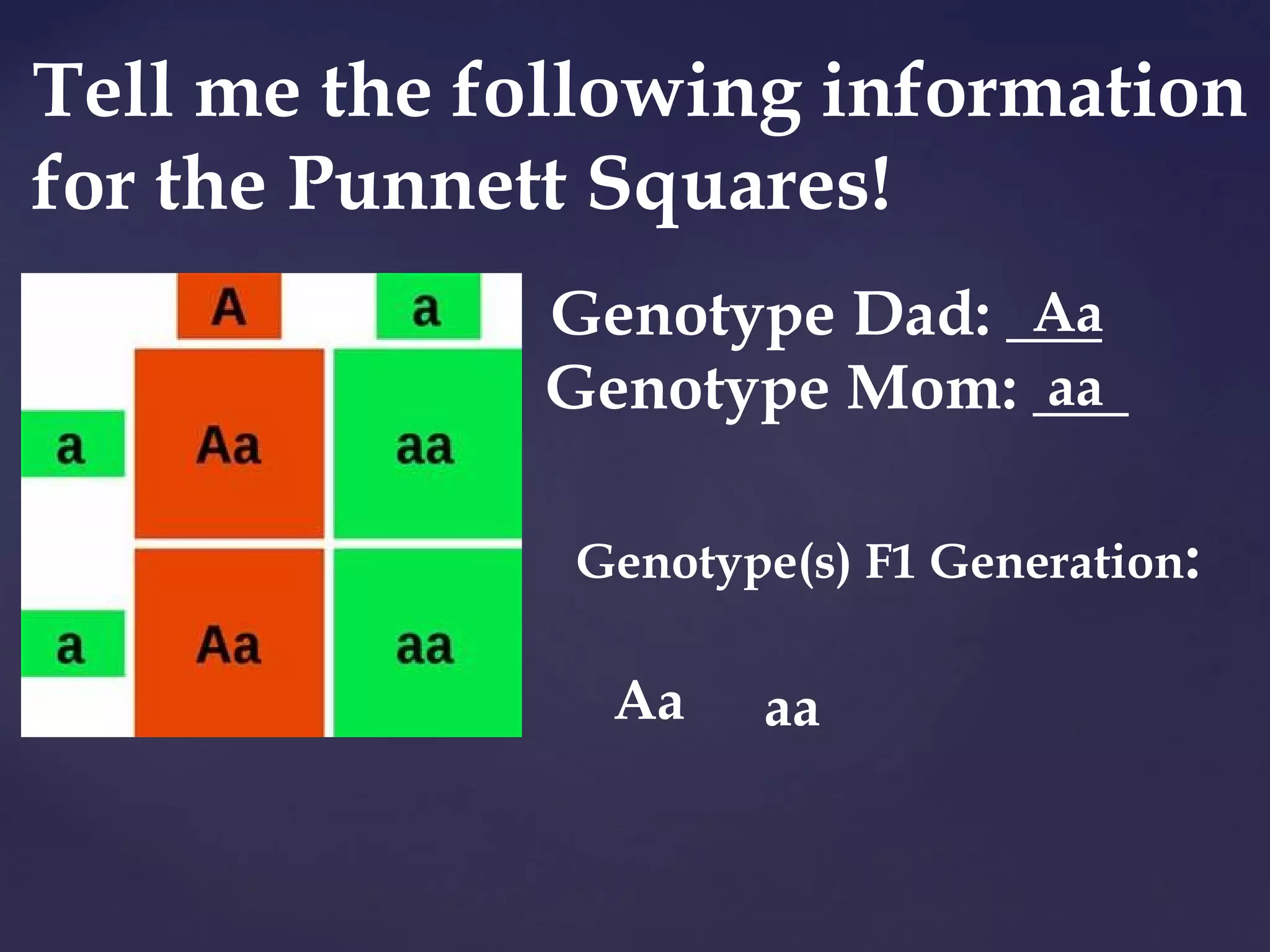 Monohybrid Cross Practice | PPT