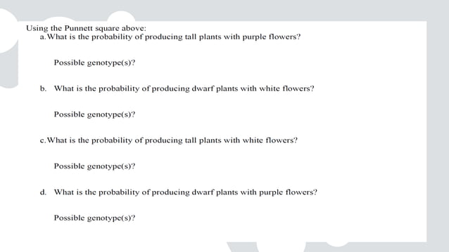 Monohybrid and Dihybrid Exercises...pptx | Genetics | Science