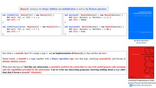 Monoids - Part 1 - with examples using Scalaz and Cats | PPT