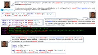 Monoids - Part 1 - with examples using Scalaz and Cats | PPT