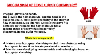 Supramolecular chemistry an insight and its application | PPTX