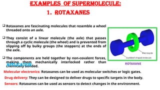 Supramolecular chemistry an insight and its application | PPTX