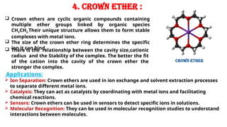 Supramolecular chemistry an insight and its application | PPTX