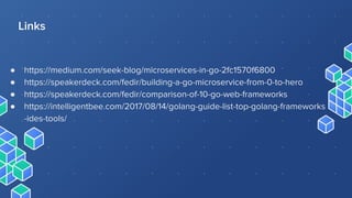Monolith vs Microservices with Golang at practice - Ivan Kutuzov | PDF | Cloud Computing | Internet