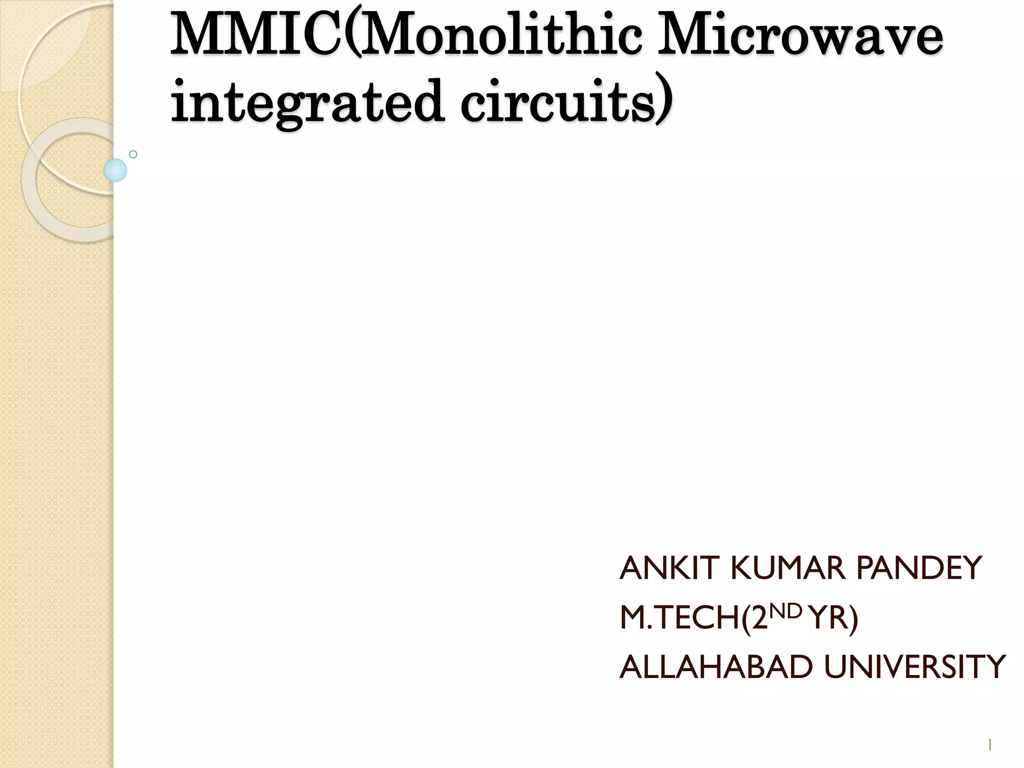 Monolithic ic | PPTX