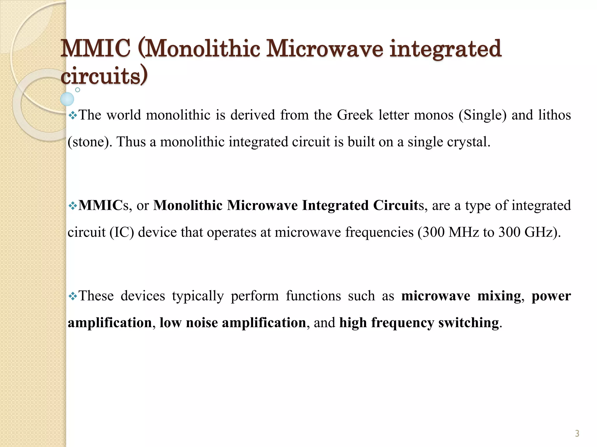 Monolithic ic | PPTX