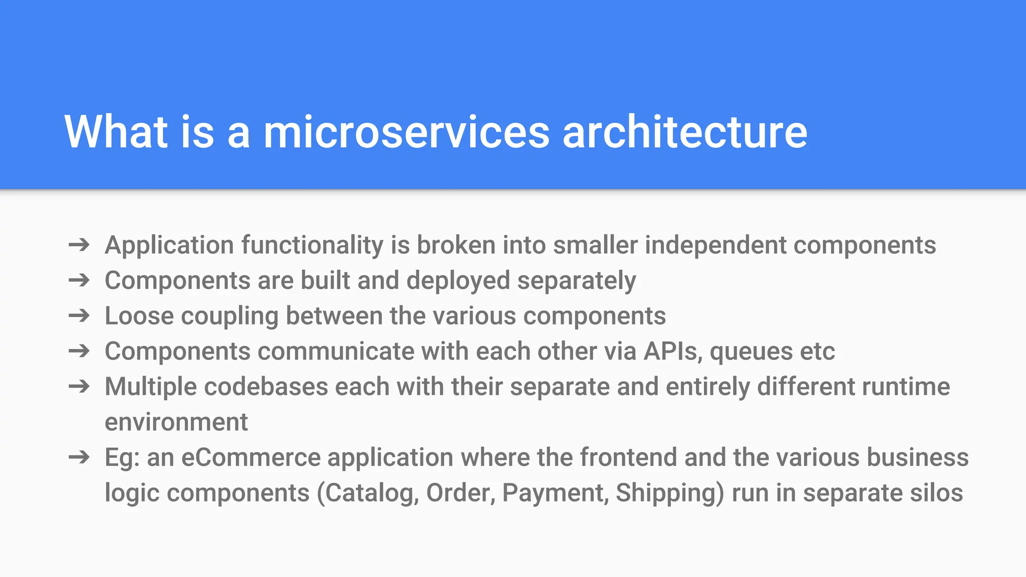Monolithic and Microservices styles of Architecture | PPTX