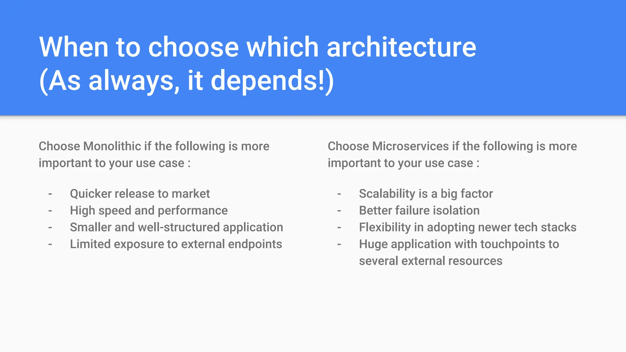Monolithic and Microservices styles of Architecture | PPTX