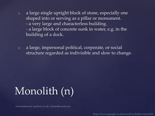 Monolithic Delivery | PPTX