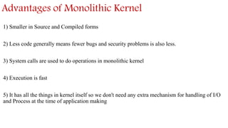 Kernels and its types | PPTX