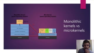 kernels | PPTX | Operating Systems | Computer Software and Applications