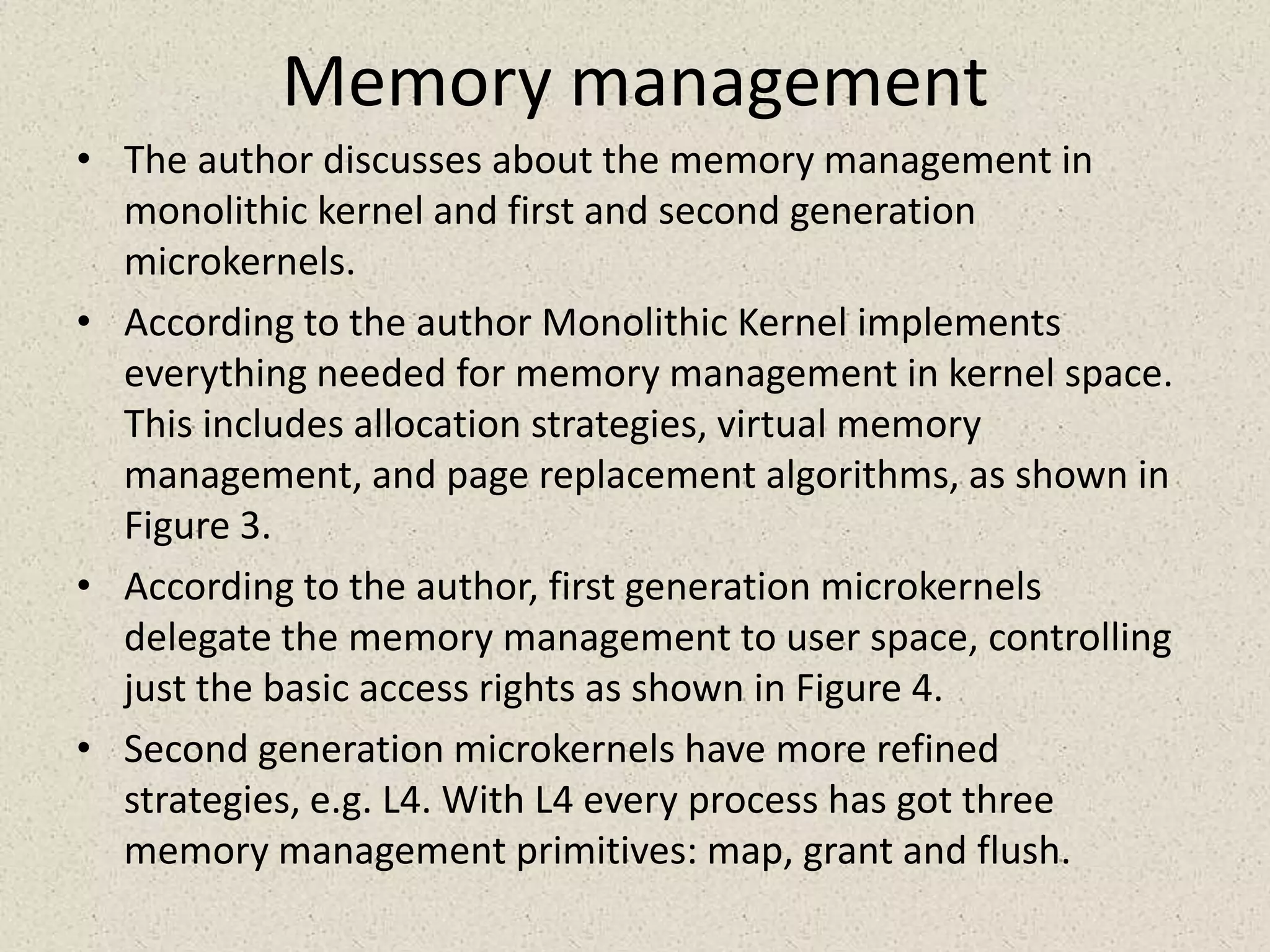 Monolithic kernel vs. Microkernel | PPT