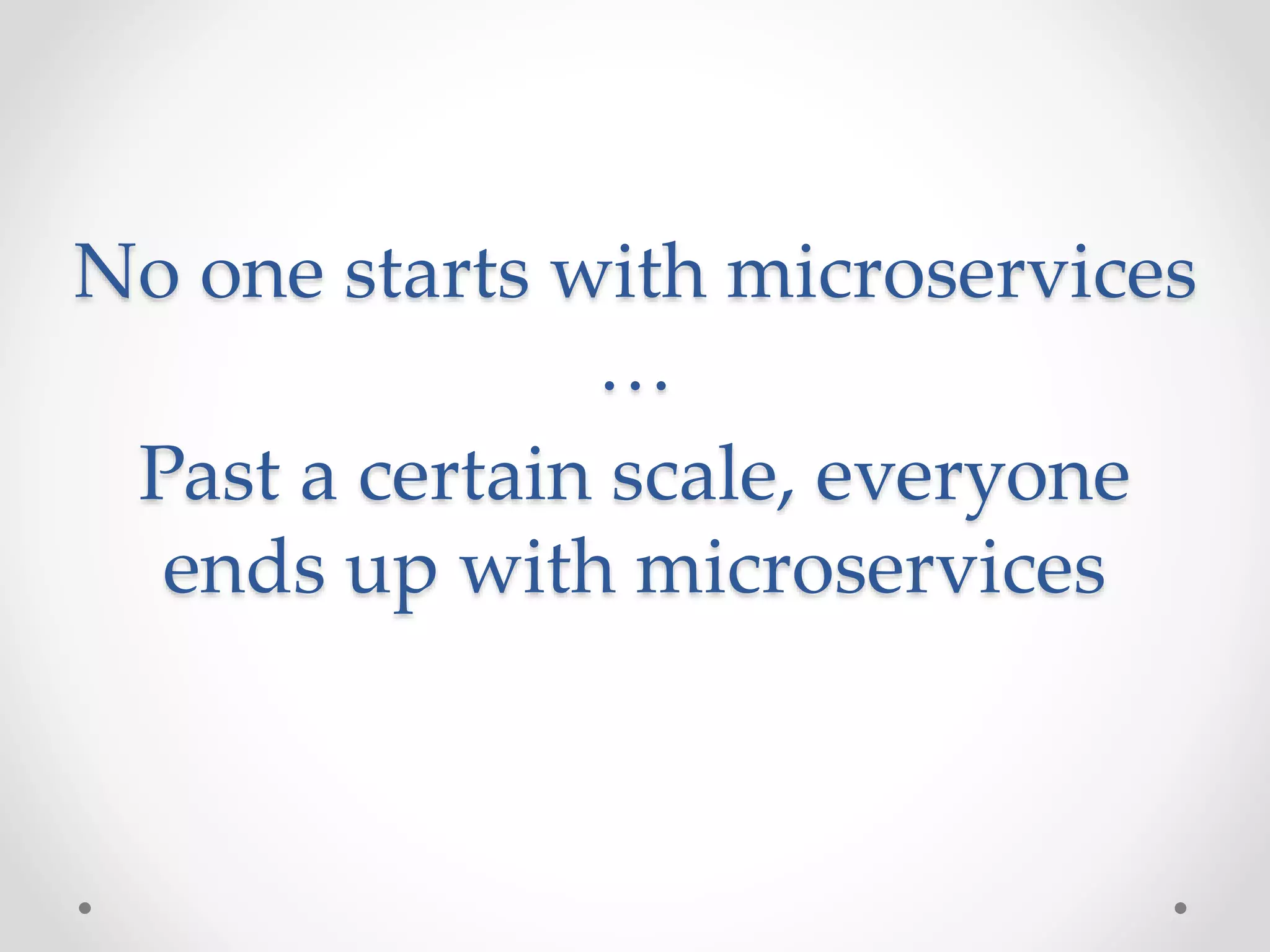 Monoliths, Migrations, and Microservices | PPTX | Databases | Computer Software and Applications