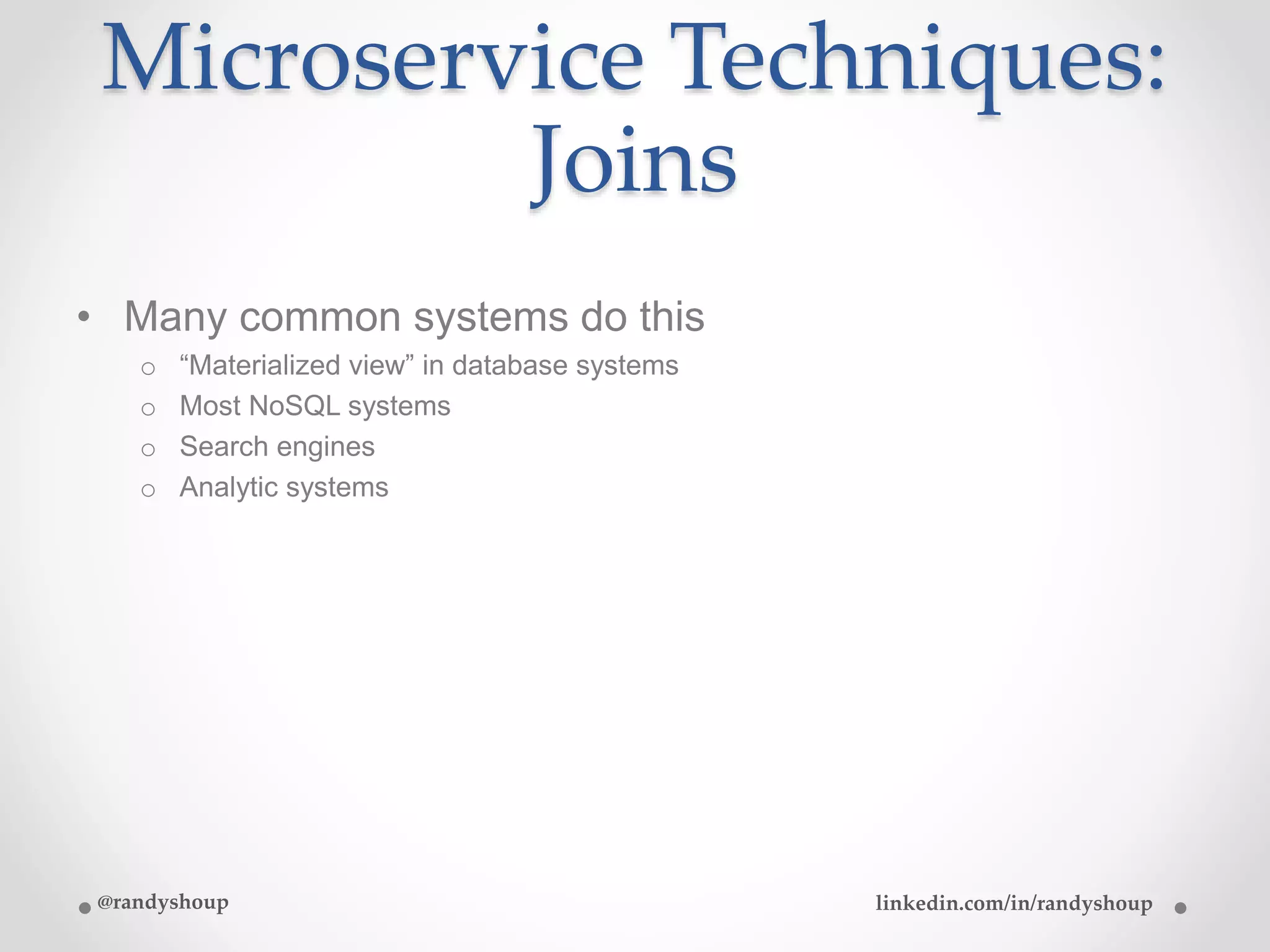 Monoliths, Migrations, and Microservices | PPTX | Databases | Computer Software and Applications