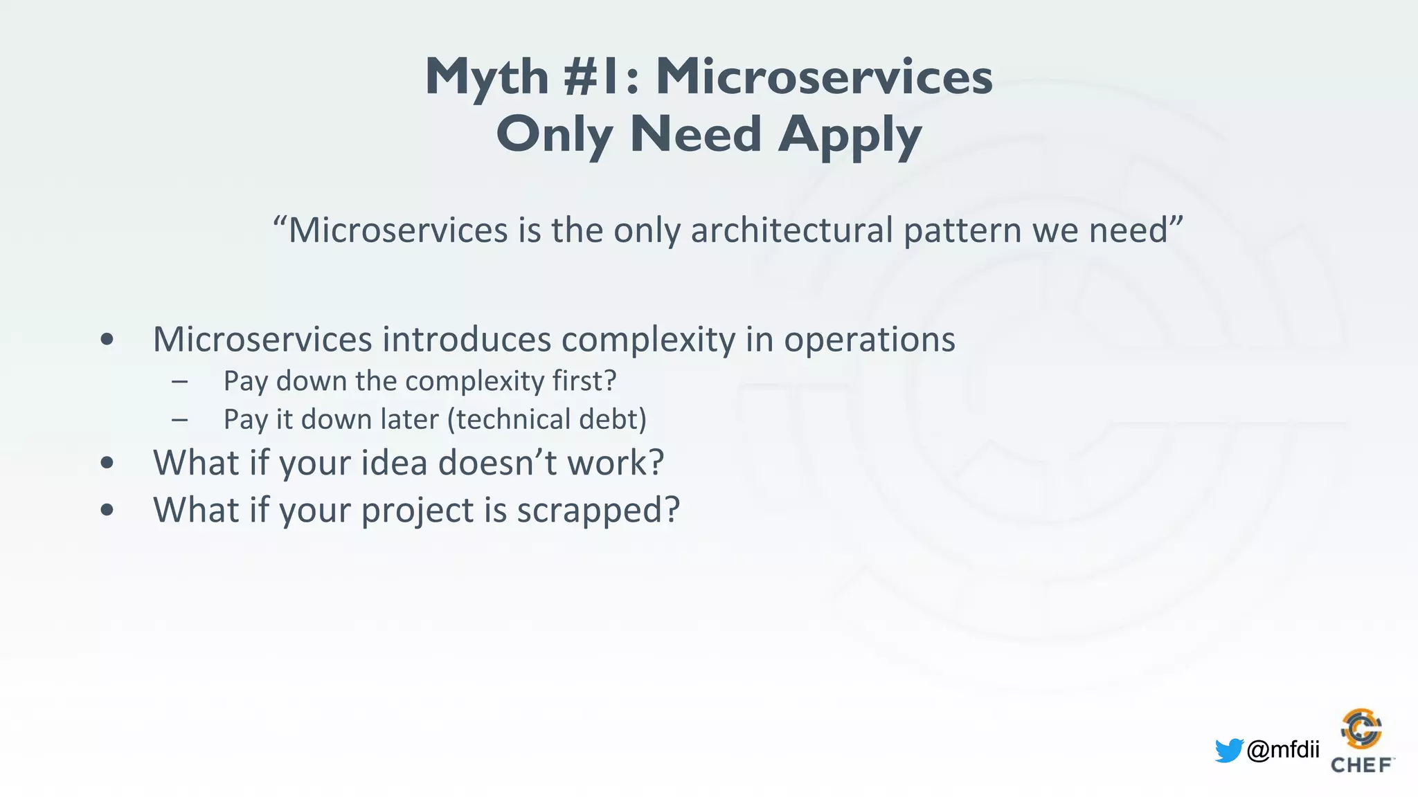 Monoliths, Myths, and Microservices | PDF