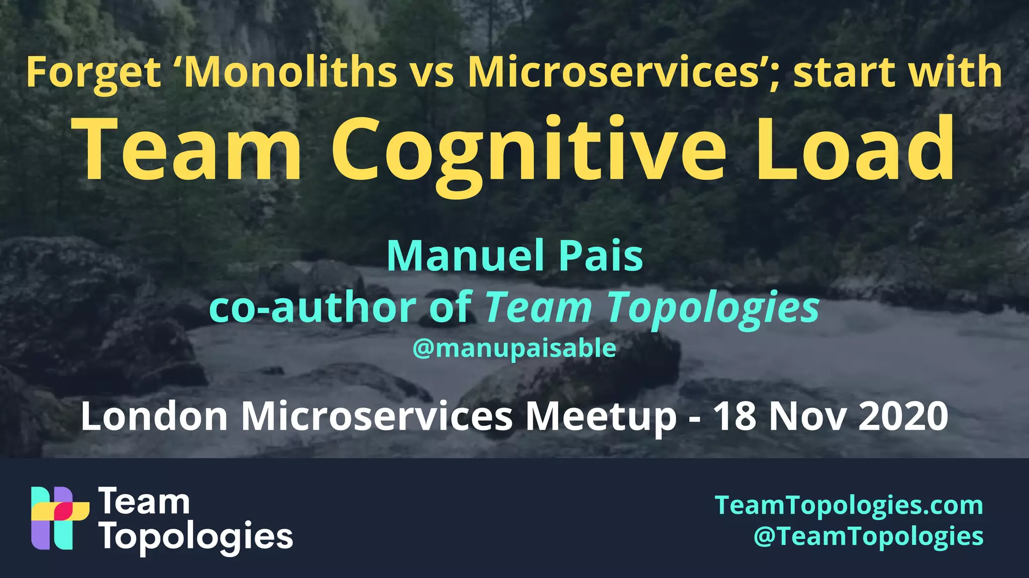 Monoliths vs Microservices is the Wrong Question; Start with Team ...