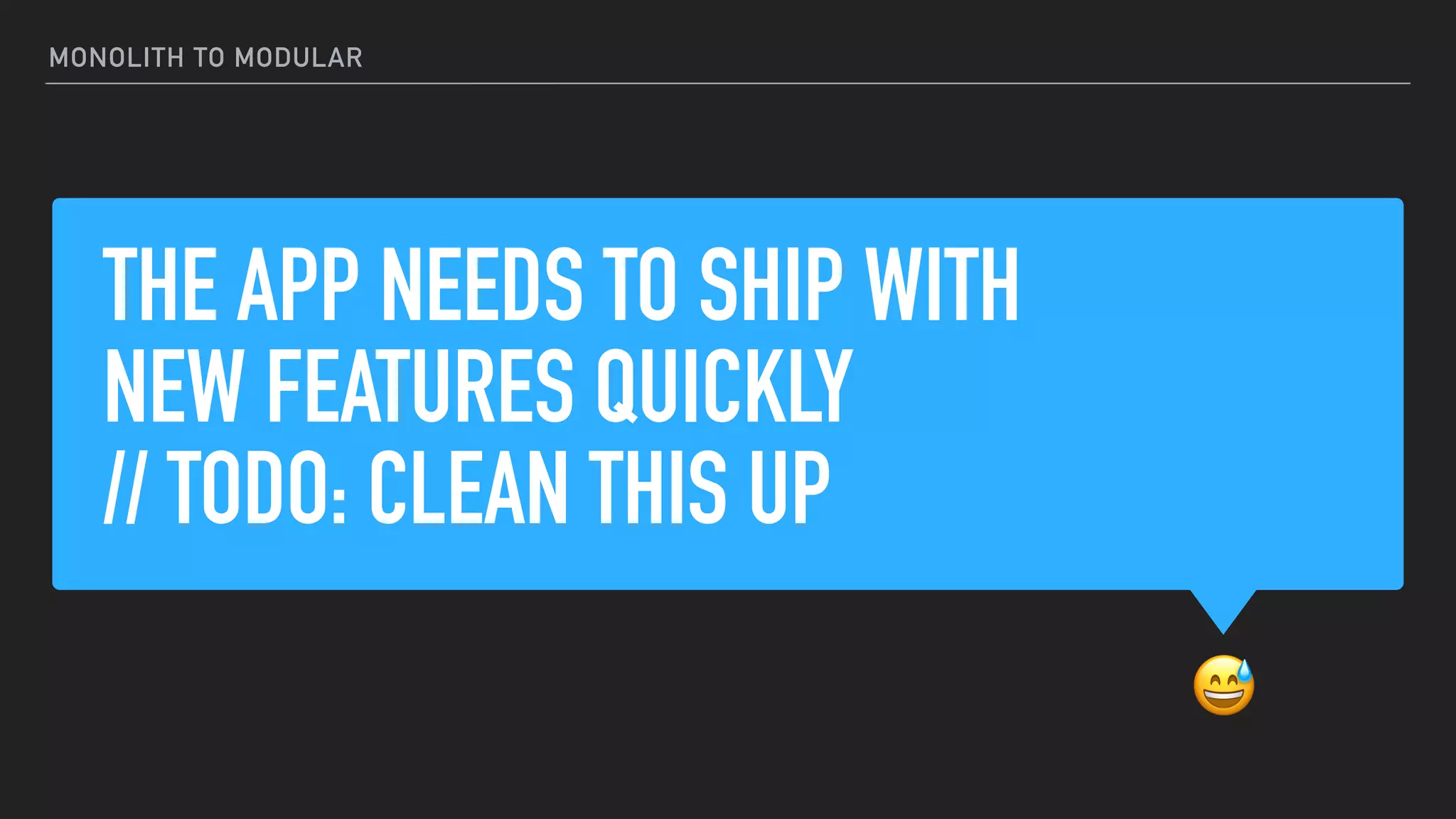 Monolith to modular | PPT