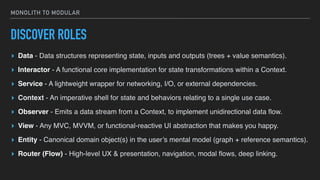 Monolith to modular | PPT