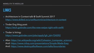 Monolith to modular | PPT
