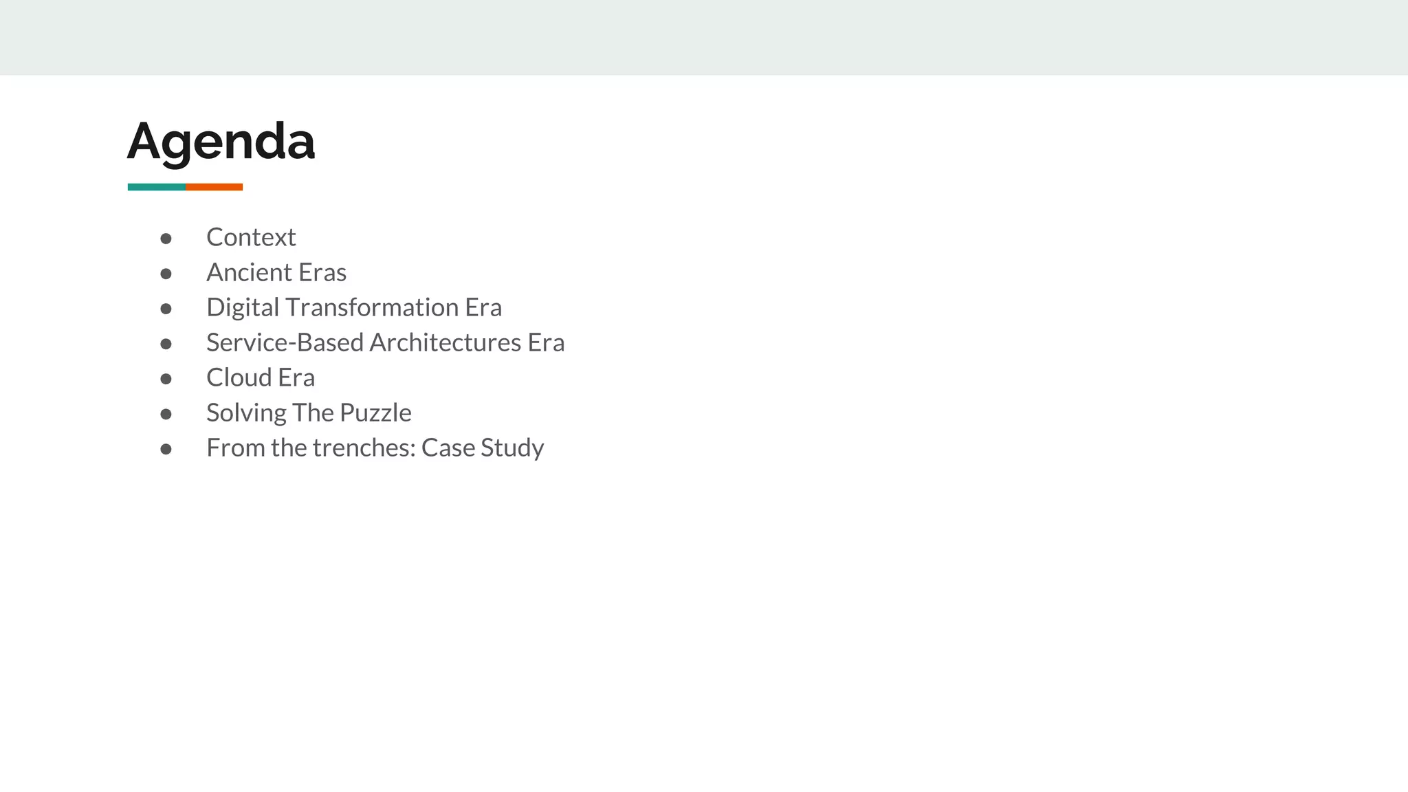 Monolith to serverless service based architectures in the enterprise | PPT