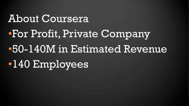 Coursera | PDF | Education industry | Industries