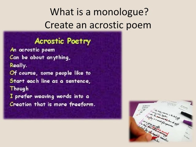 Y10 Monologues Lesson 1: Introduction/Vocal skills | PPTX | Education