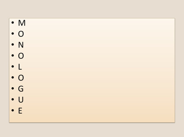 Y10 Monologues Lesson 1: Introduction/Vocal skills | PPTX | Education